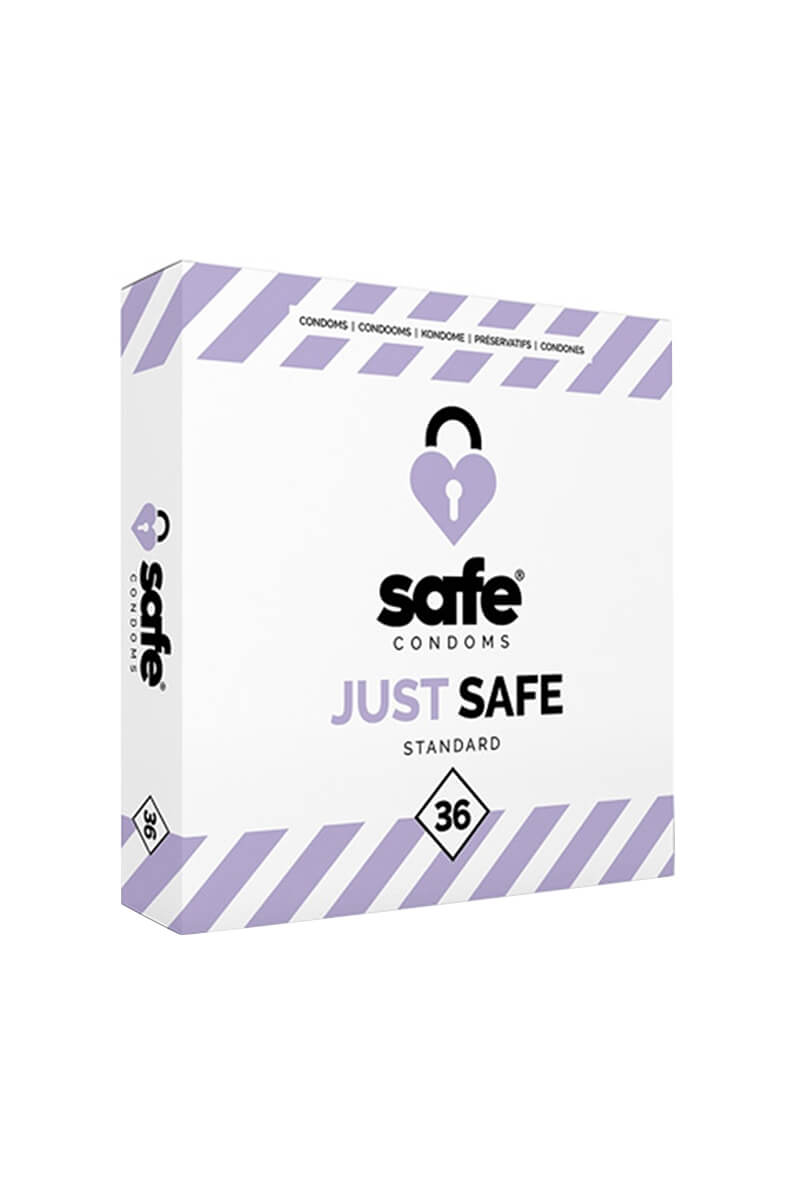 36 PRESERVATIFS JUST SAFE STANDARD – Safe - Itinéraire du plaisir